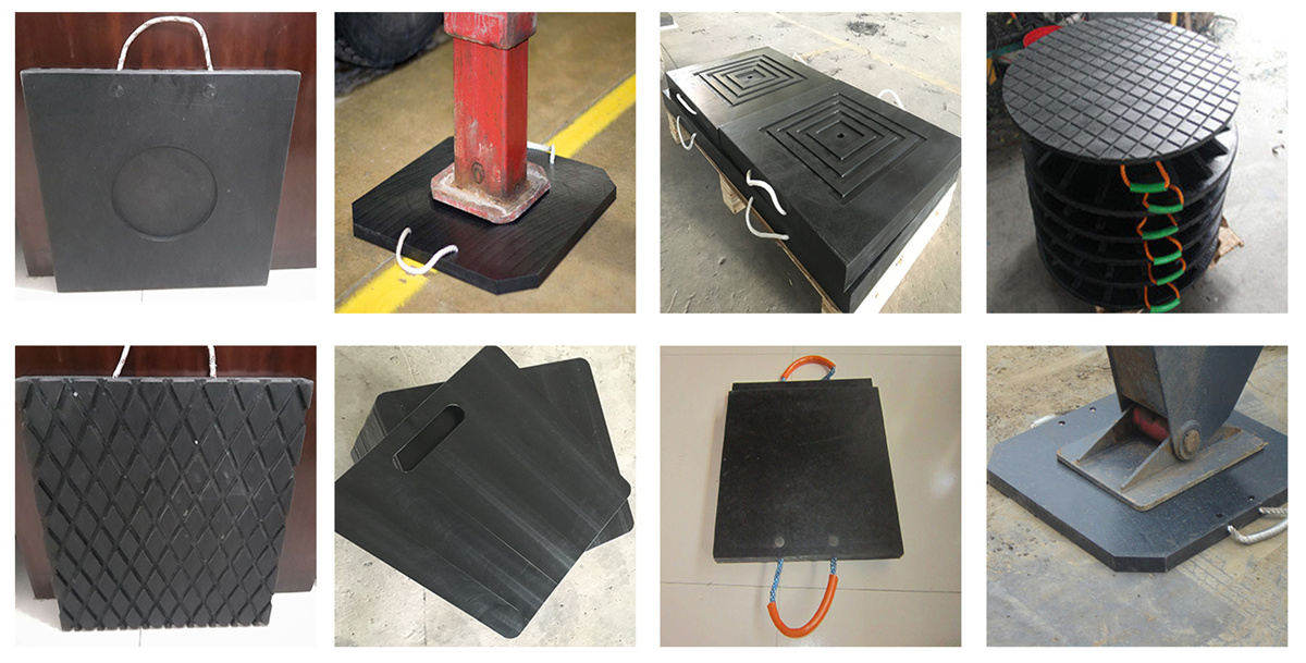 UHMW crane outrigger pads | customized size